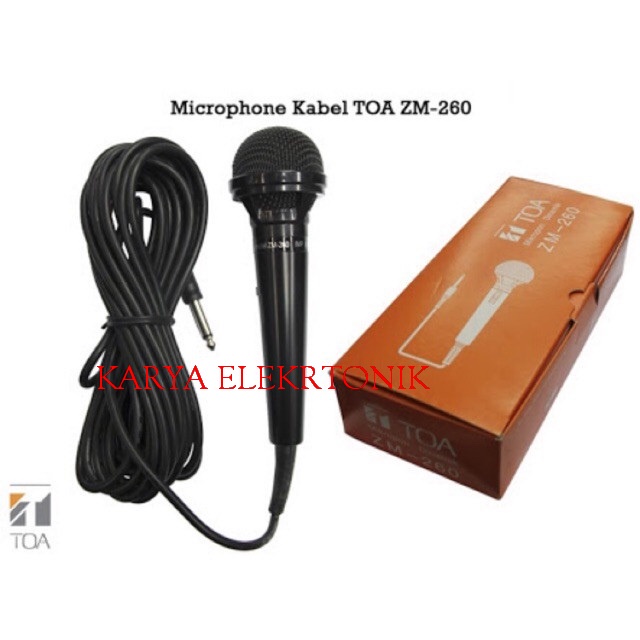 Jual MIC KABEL TOA ORIGINAL ZM 260 GARANSI RESMI ZM260 | Shopee Indonesia
