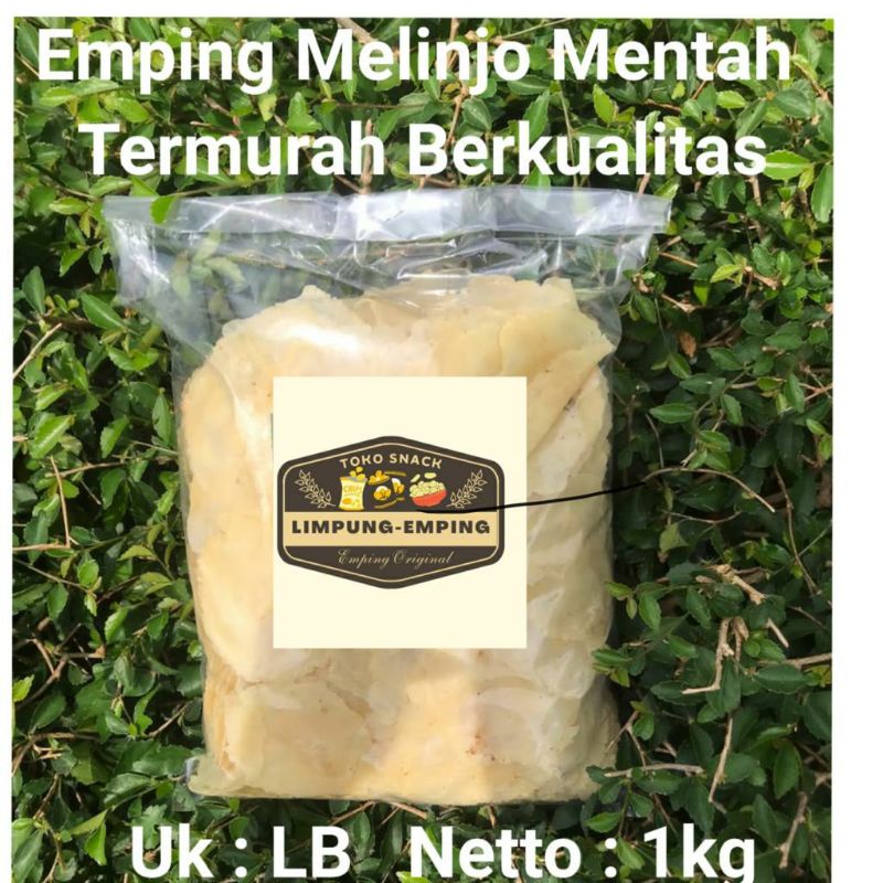 Jual EMPING MELINJO MENTAH UKURAN LB MEDIUM 1 KG | Shopee Indonesia