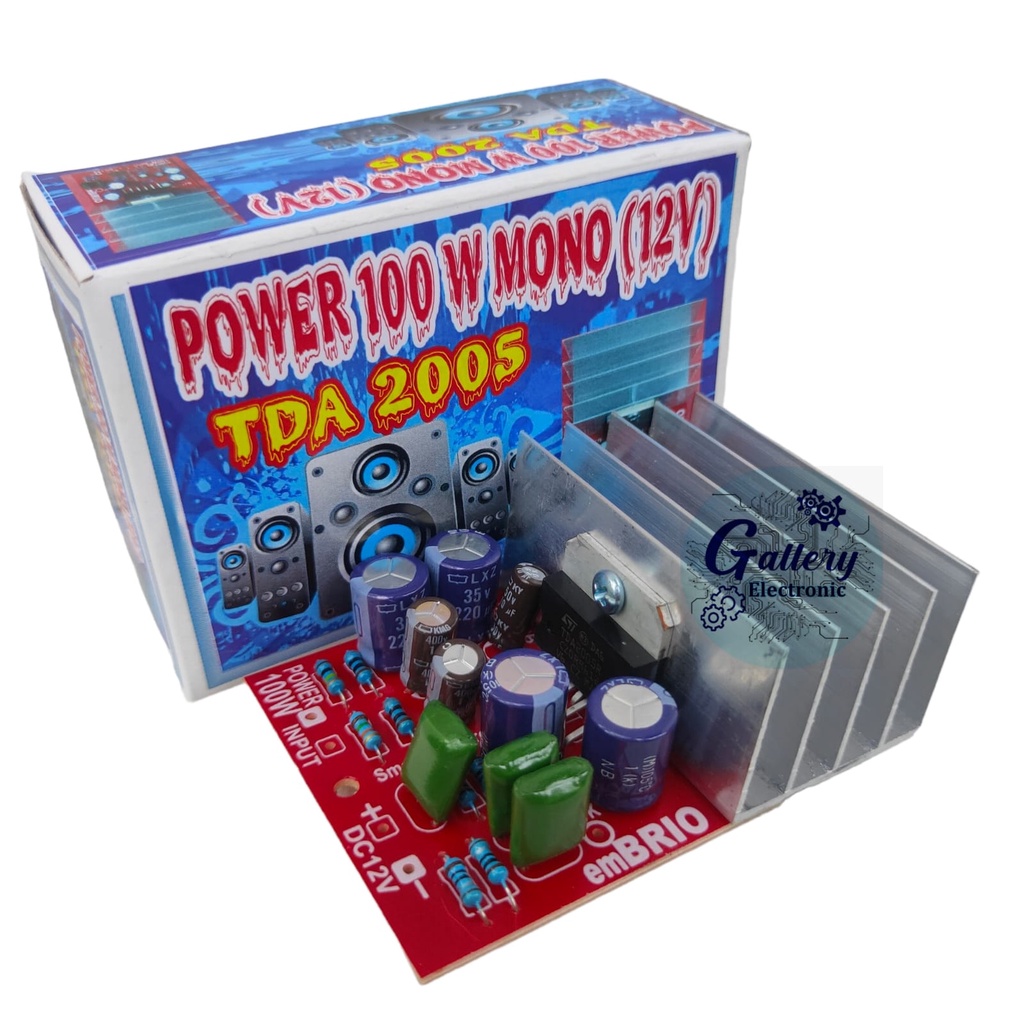 Jual Kit Power Mobil DC 12 Volt Mono TDA 2005 100 Watt Original | Shopee Indonesia
