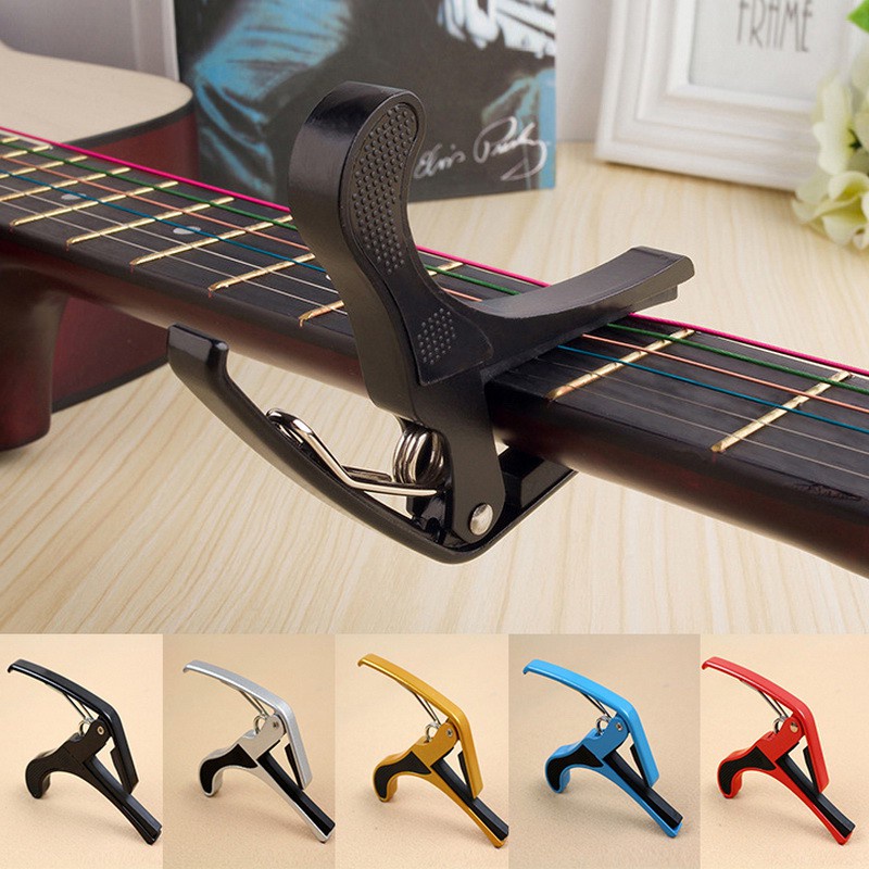 Jual Quick Change Clamp Key Acoustic Classic Guitar Capo INV2 | Shopee ...