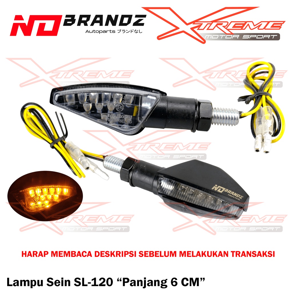 Jual Lampu Sein Sen Sign LED Motor No Brandz Running Universal Semua ...