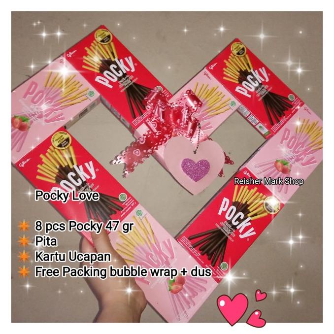Jual HARGA DISKON Pocky Love viral Kado Pocky bentuk Love Pocky Viral ...