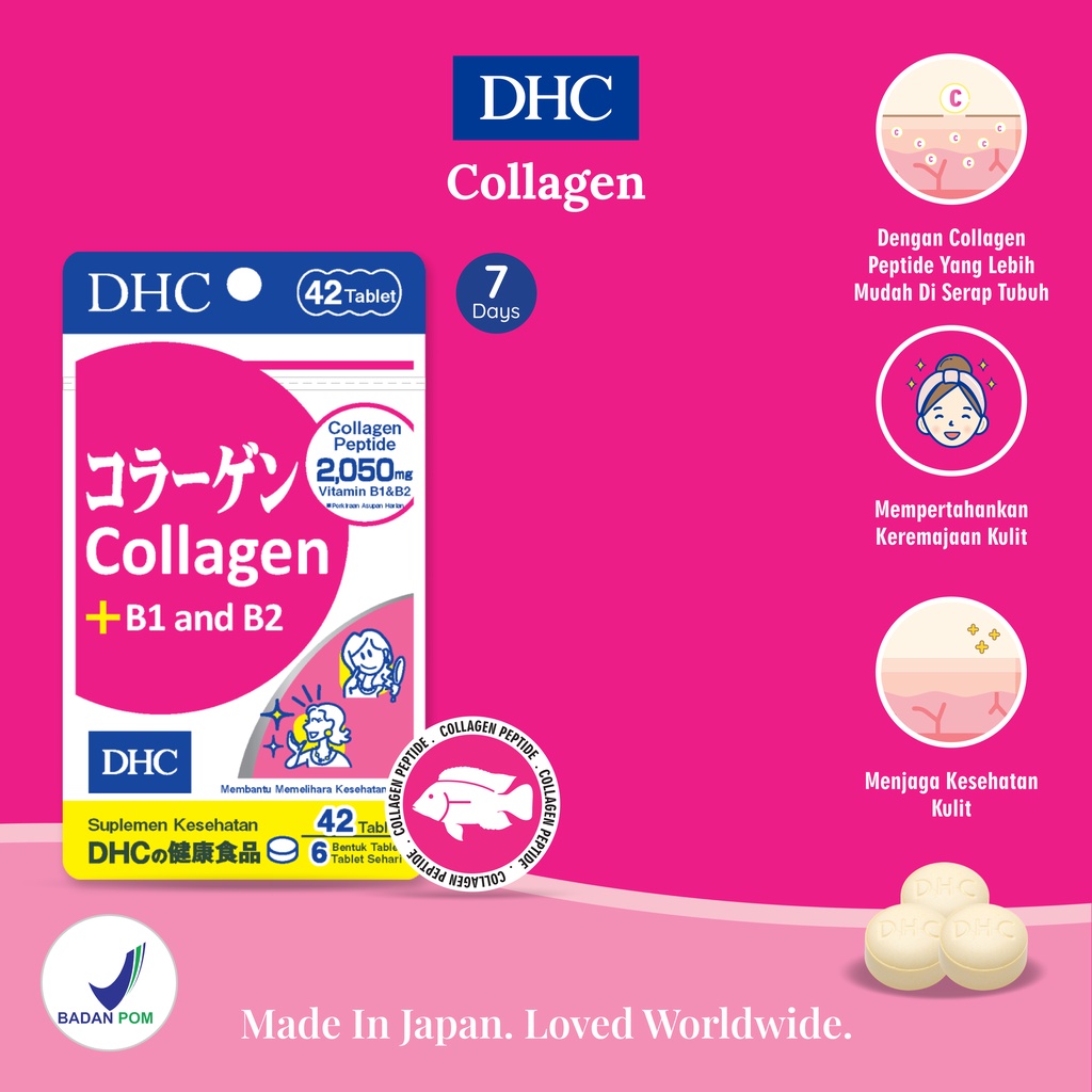 Jual DHC Supplement Collagen / Suplemen Kecantikan Kolagen Vitamin Kulit | Shopee Indonesia