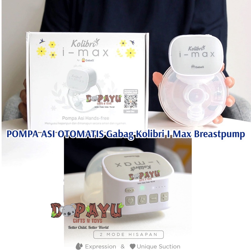 Jual POMPA ASI OTOMATIS ELECTRIC BREASTPUMP GABAG KOLIBRI I MAX ...