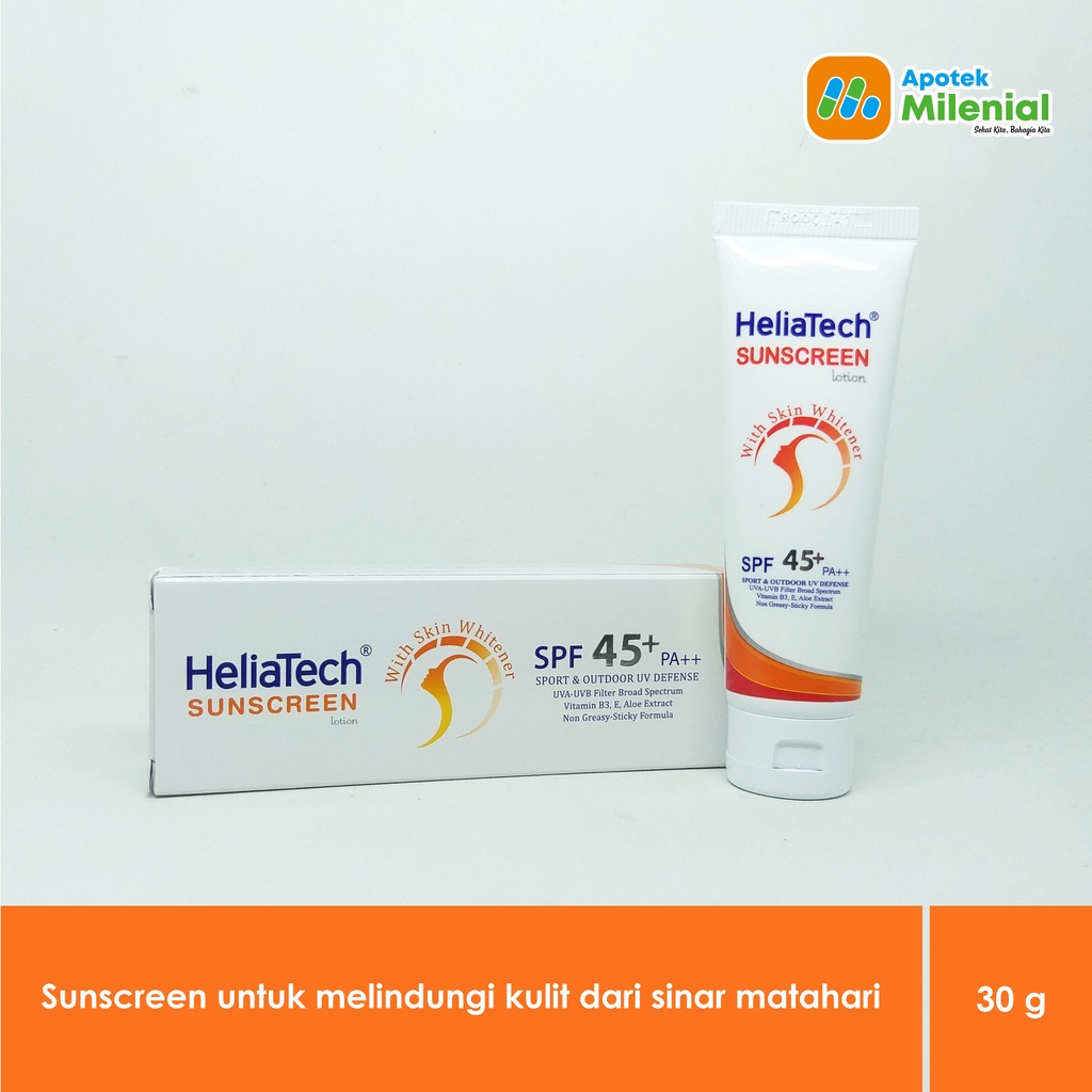 Jual Heliatech SPF 45 Kemasan 30 Gram Sunscreen | Shopee Indonesia