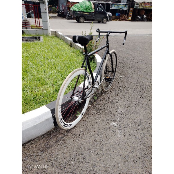 Jual Sepeda fixie torpedo hitam stang dropbar balap | Shopee Indonesia