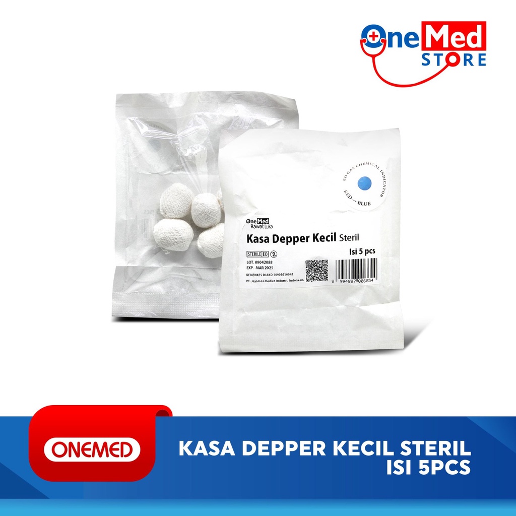 Jual Kasa Depper Kecil Steril OneMed Pak Isi 5Pcs | Shopee Indonesia