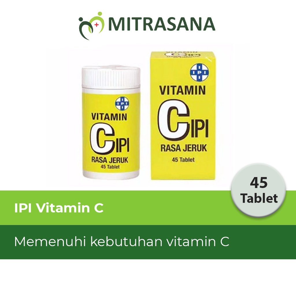 Jual IPI VITAMIN C 50 MG 45 TAB/BTL | Shopee Indonesia
