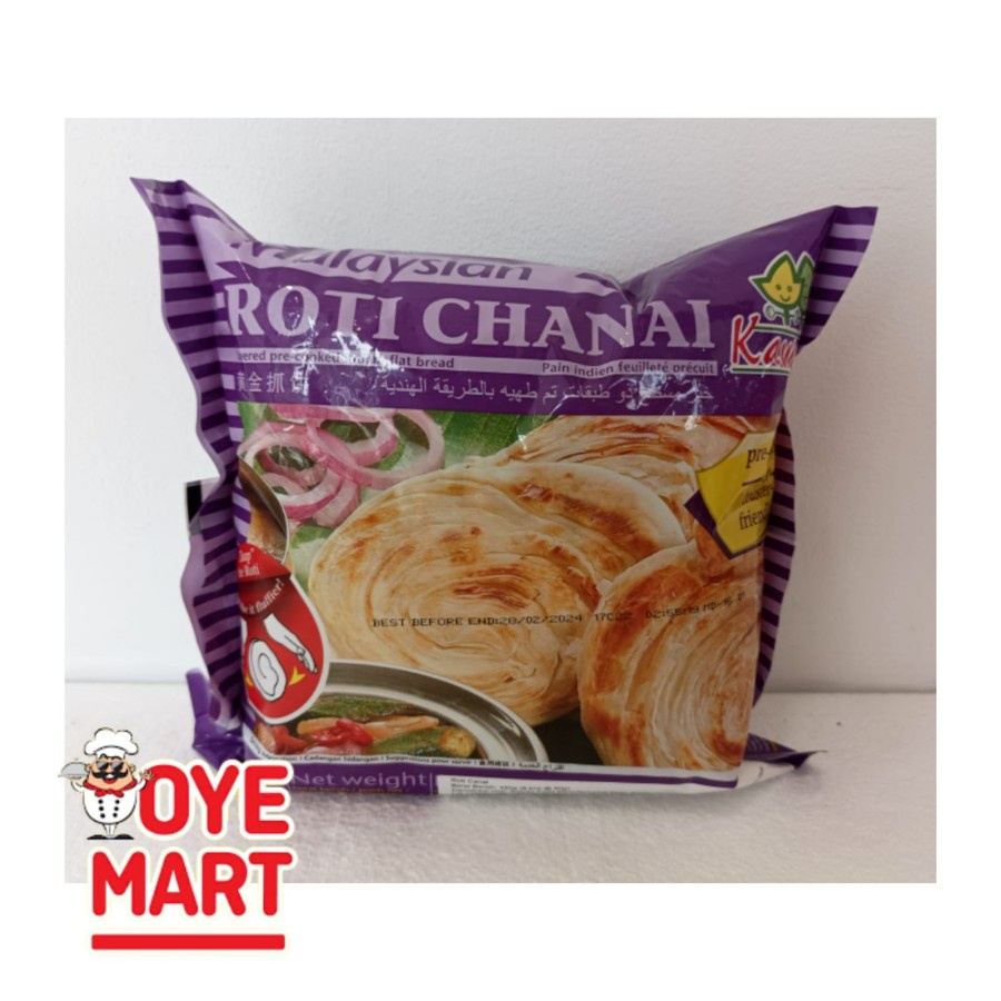 Jual ROTI CHANAI / ROTI CANAI 480gr ISI 8 MERK KAWAN HARGA EKONOMIS ...