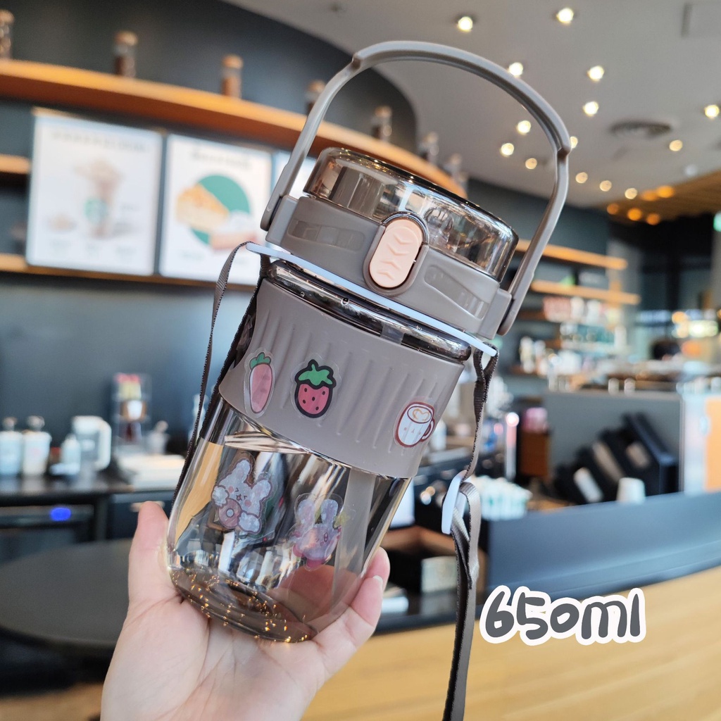 Jual Botol Minum Anak Botol Minum Ada Tali Dan Tentengan 048 Kapasitas 650ml BPA FREE | Shopee ...