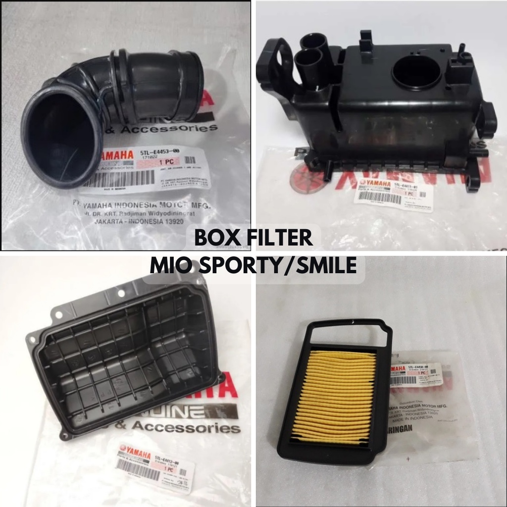 Jual SET PAKET BOX BOK FILTER UDARA MIO SPORTY SMILE LAMA / TUTUP RUMAH ...