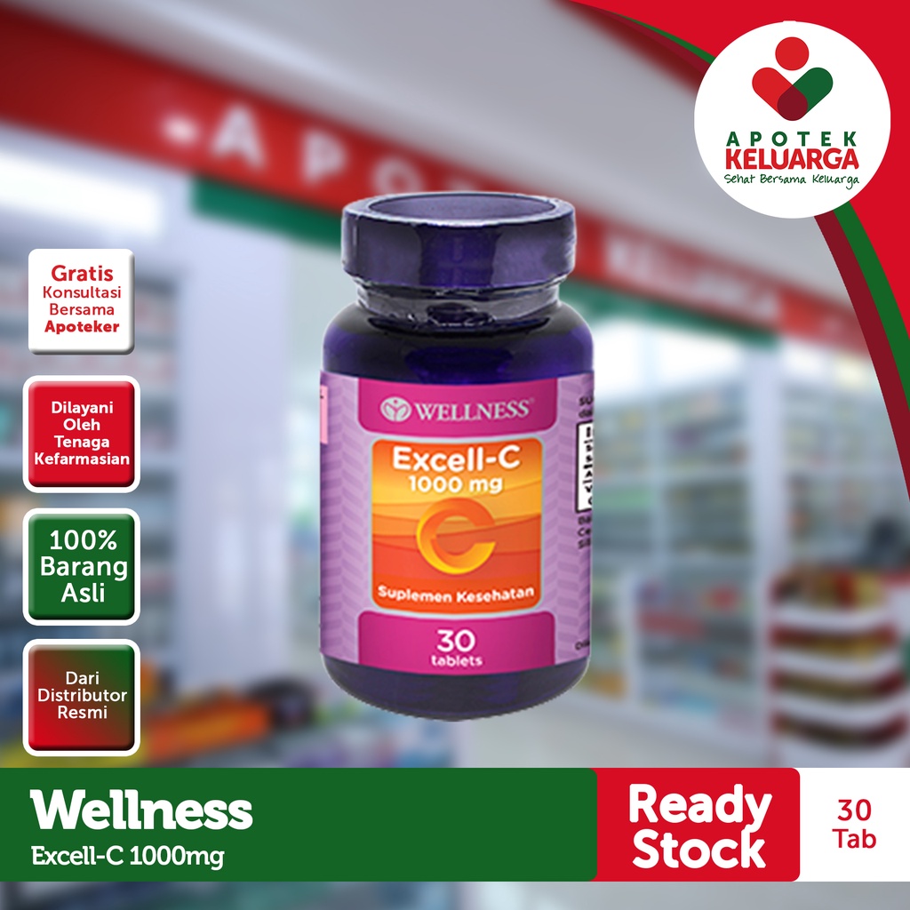 Jual WELLNESS EXCELL C 1000 MG #VITAMIN C #MENINGKATKAN DAYA TAHAN ...