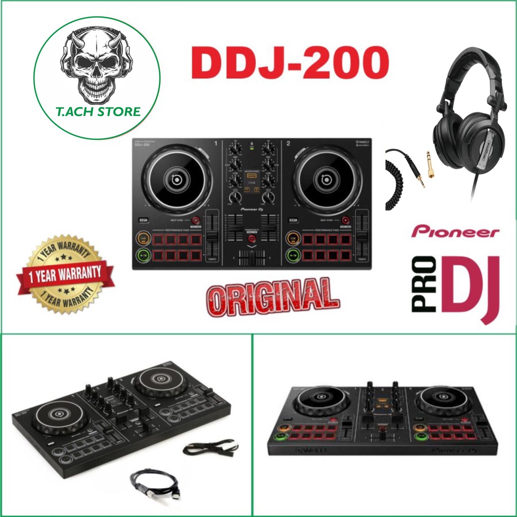 Jual Pioneer Dj DDJ-200 2-channel Smart DJ controller DDJ200 | Shopee Indonesia