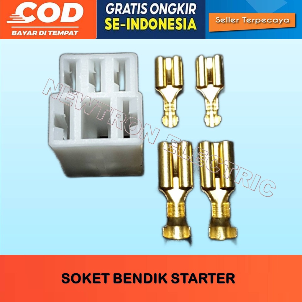 Jual Soket Bendik Relay Starter universal Vario Vega Jupiter Mio Socket ...