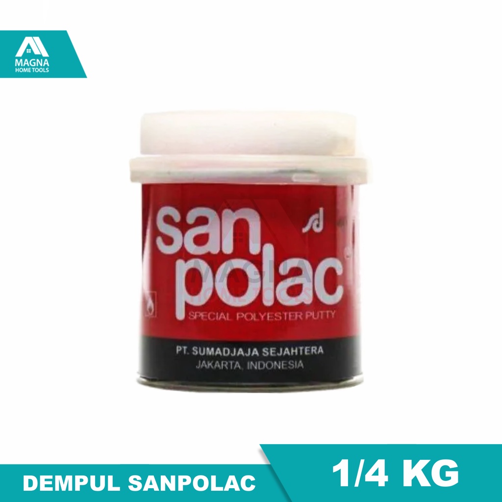 Jual DEMPUL SANPOLAC BESI MOBIL/MOTOR 1/4 KG | Shopee Indonesia