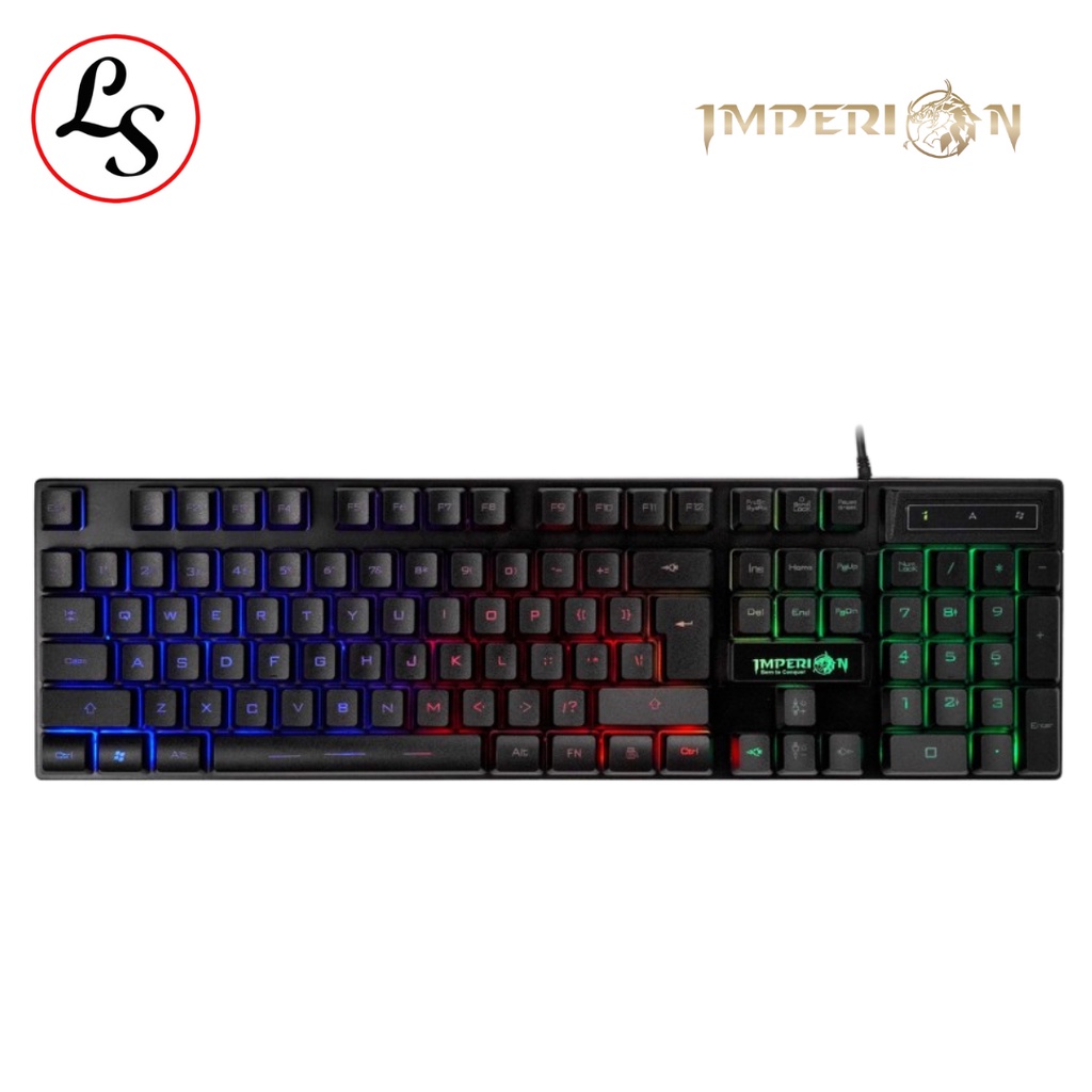 Jual IMPERION GAMING KEYBOARD Warrior 10 KG-W10C | Shopee Indonesia