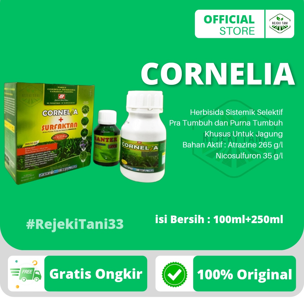 Jual CORNELIA Herbisida Selektif 250ml Obat Racun Gulma Rumput Pada ...