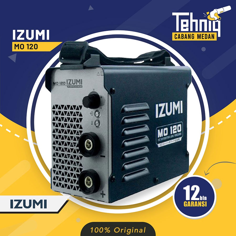 Jual Mesin Las Listrik Trafo Las 450 Watt IZUMI MO 120 Inverter Welding Machine | Shopee Indonesia