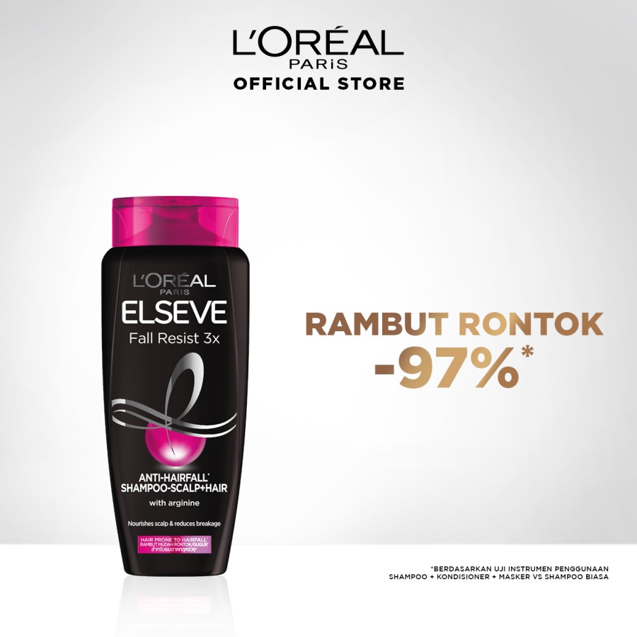 Jual L'OREAL PARIS FALL RESIST 3X ANTI HAIR-FALL SHAMPOO 280 ML ...