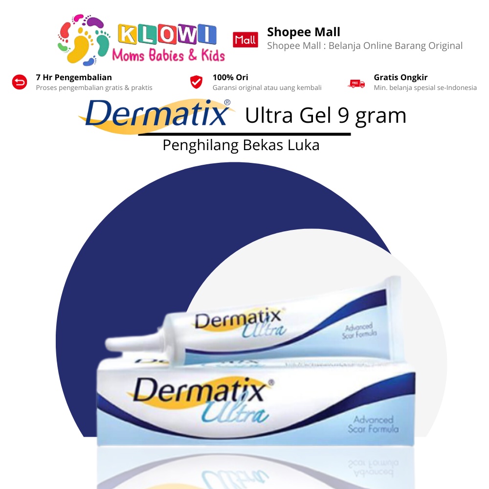 Jual Dermatix Ultra Advanced Scar Formula Gel 9G / Krim Penghilang ...