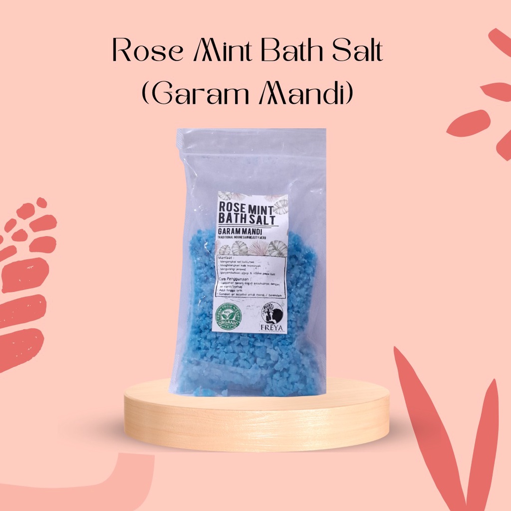 Jual Rose Mint Bath Salt (Garam Mandi) | Shopee Indonesia