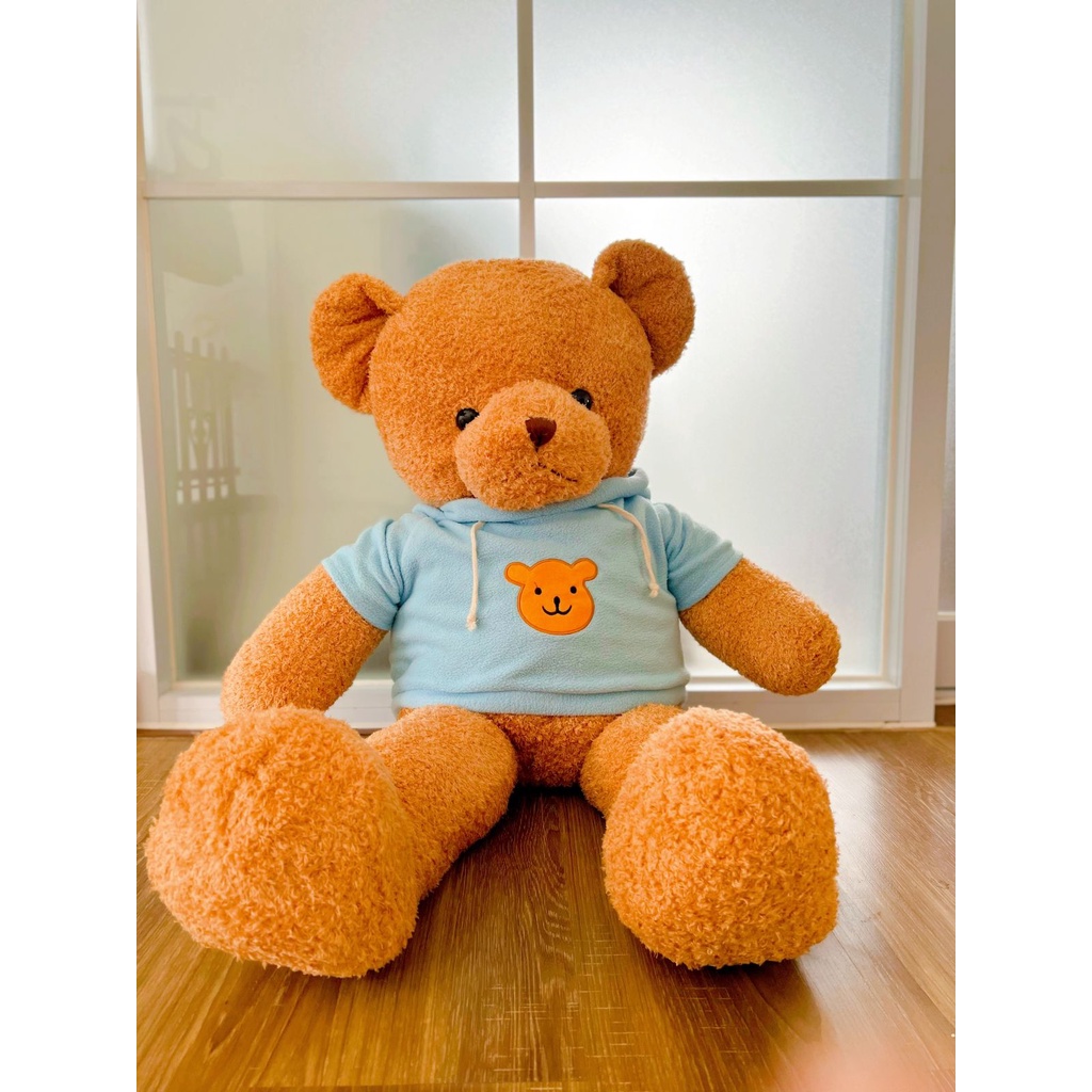 Jual Boneka teddy bear jumbo ukuran 1 meter IMPORT dan premium | Shopee ...