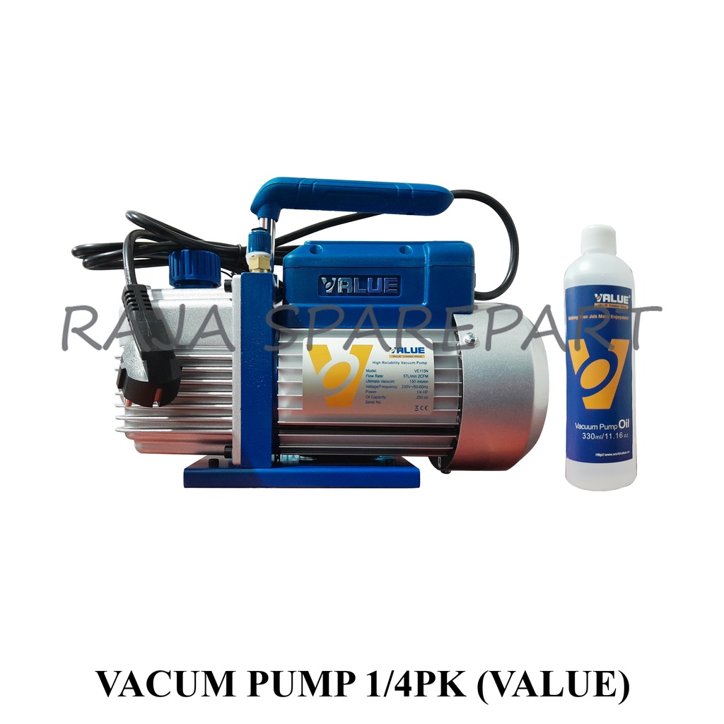 Jual VP1C1/4 MESIN POMPA VACUUM / VACUMP PUMP 1/4PK Merk "VALUE" (HARGA ...