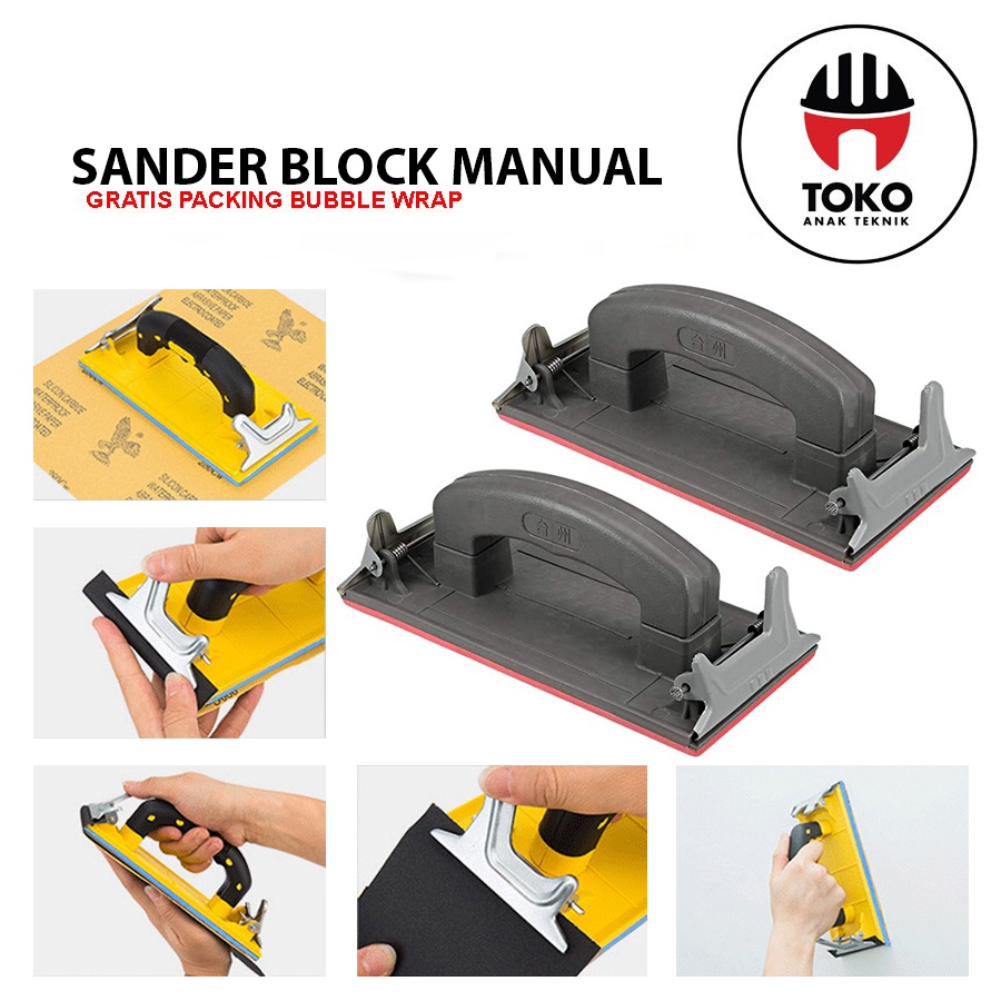 Jual Sanding Sander Block / Tatakan Pegangan Dudukan Amplas Kotak Manual | Shopee Indonesia