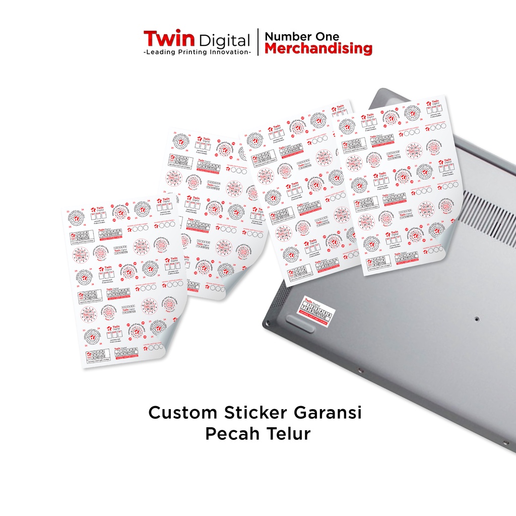 Jual Twindigital Custom Sticker Garansi Pecah Telur Stiker Segel ...