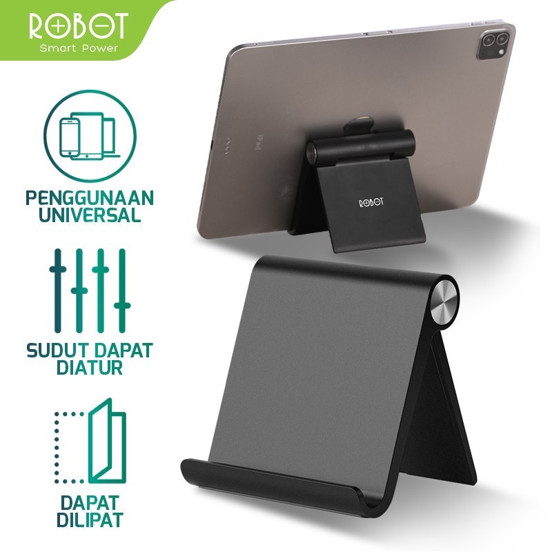 Jual Robot RT-US07 Foldable Universal Stand Holder Phone Tablet Dudukan ...