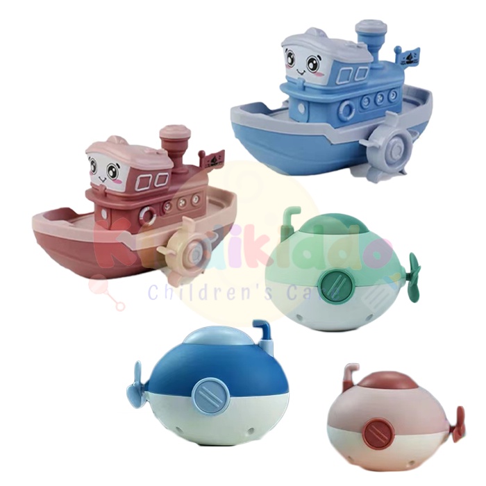 Jual [1KG 14PCS] Kiddikiddo Mainan Mandi Bayi dan Anak Kapal Selam Bulat Submarine Kapal Selam ...