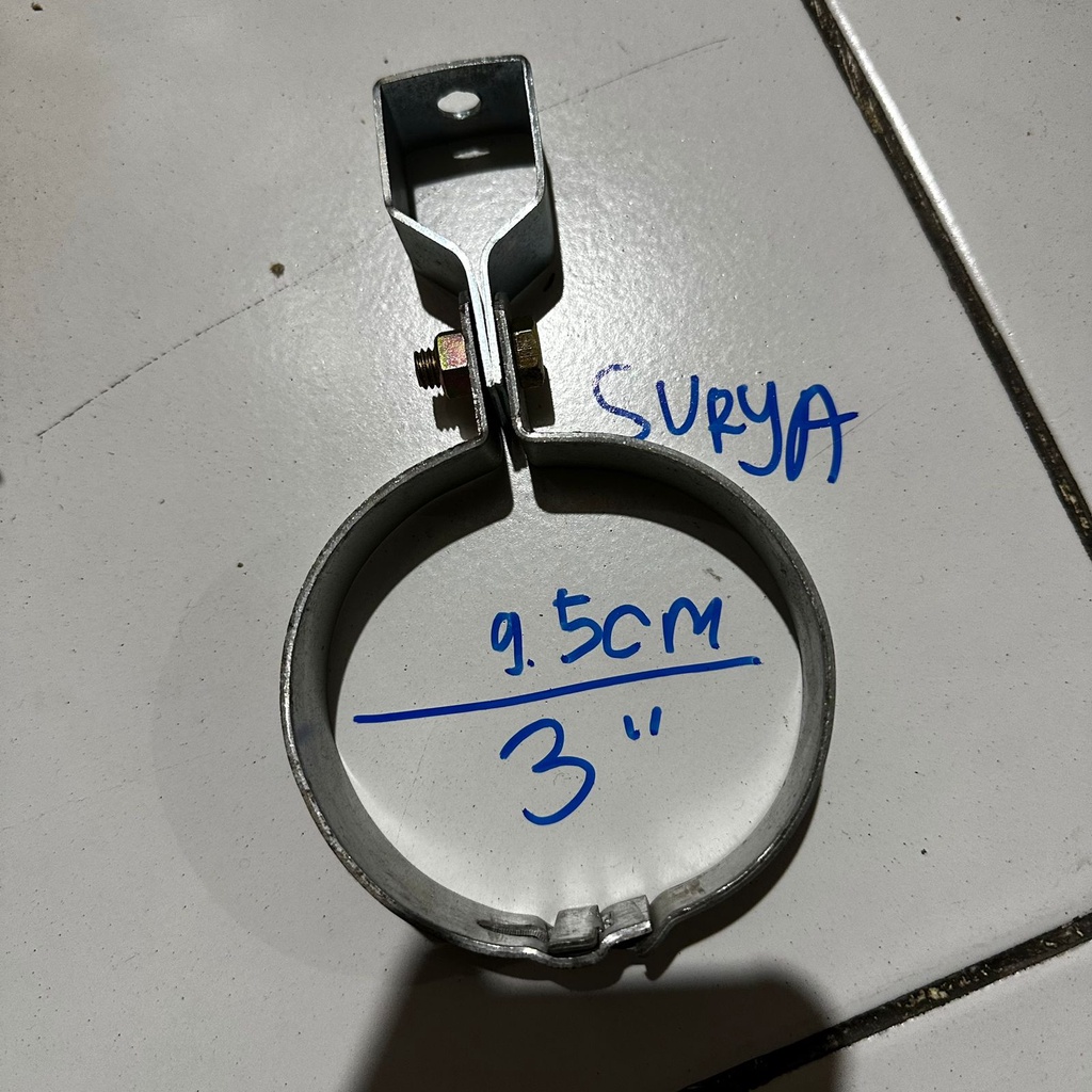 Jual Klem Gantung 3" Klem Pipa 3" Klem Pipa Atap Klem Besi 3" Klem Pipa ...