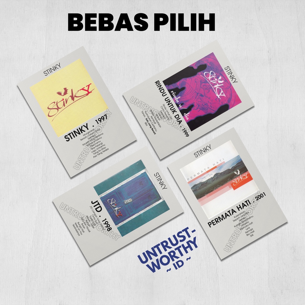 Jual Poster Stinky Album Ukuran A5 (4-7pcs) | Shopee Indonesia