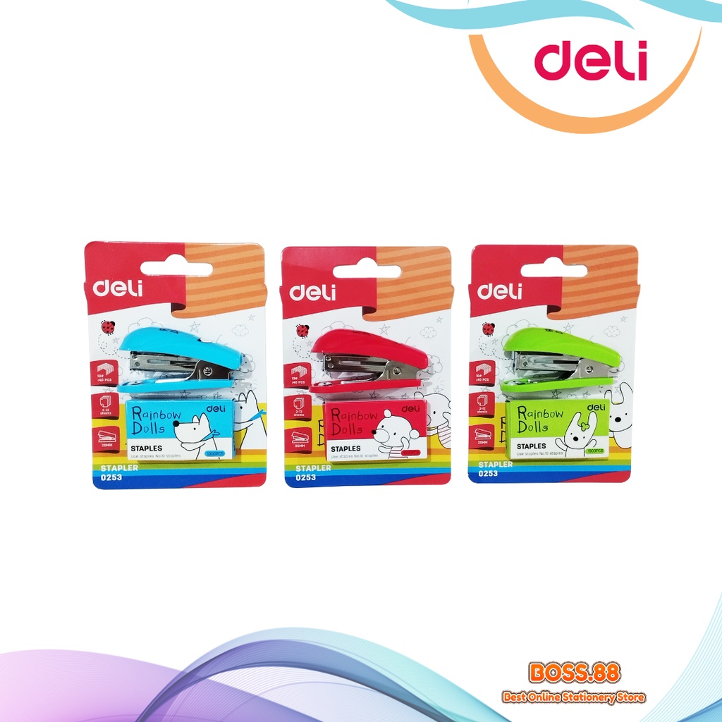 Jual STAPLER SET DELI E-0253 (1 PCS) | Shopee Indonesia
