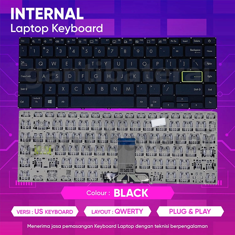 Jual Keyboard Asus Vivobook A413 A413EP A413J X413 K413 M413 S413 X421 S433 | Shopee Indonesia