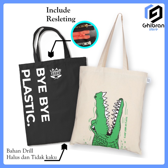 Jual [SEHARI JADI] Tote bag wanita // Totebag Cewek Custom // Totebag Custom sablon // Totebag ...