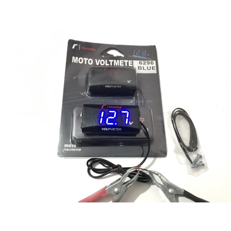 Jual Voltmeter Digital led Waterproof Universal Volt Meter Aki Motor ...