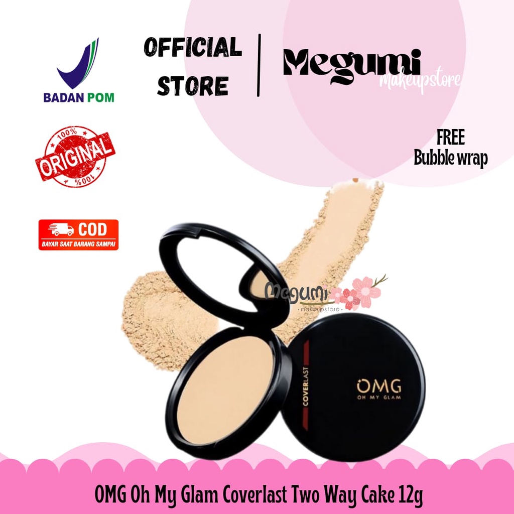 Jual { megumi_ makeup } OMG OH MY GLAM COVERLAST TWO WAY CAKE | Shopee ...