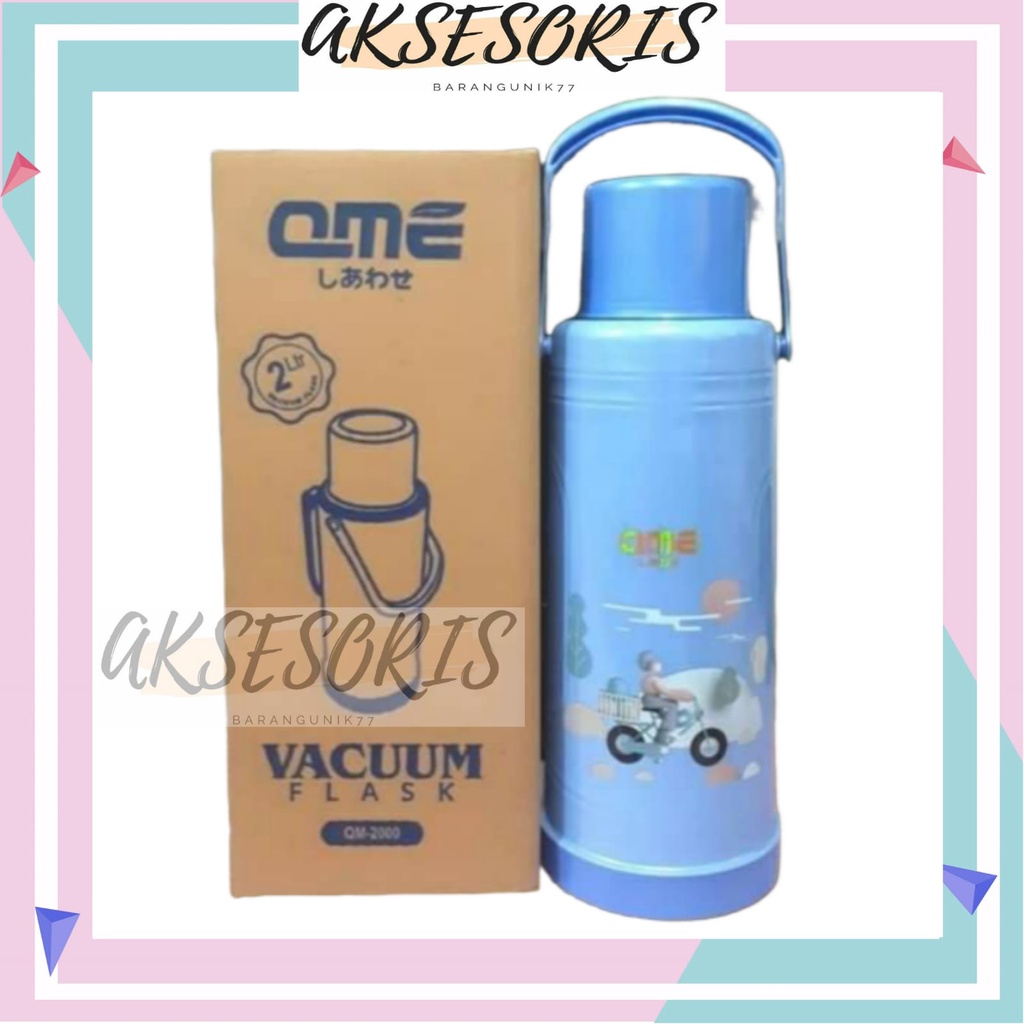 Jual THERMOS 2 LITER QME / THERMOS QME 2L / TERMOS AIR PANAS / VACUUM FLASK / TERMOS AIR DINGIN ...