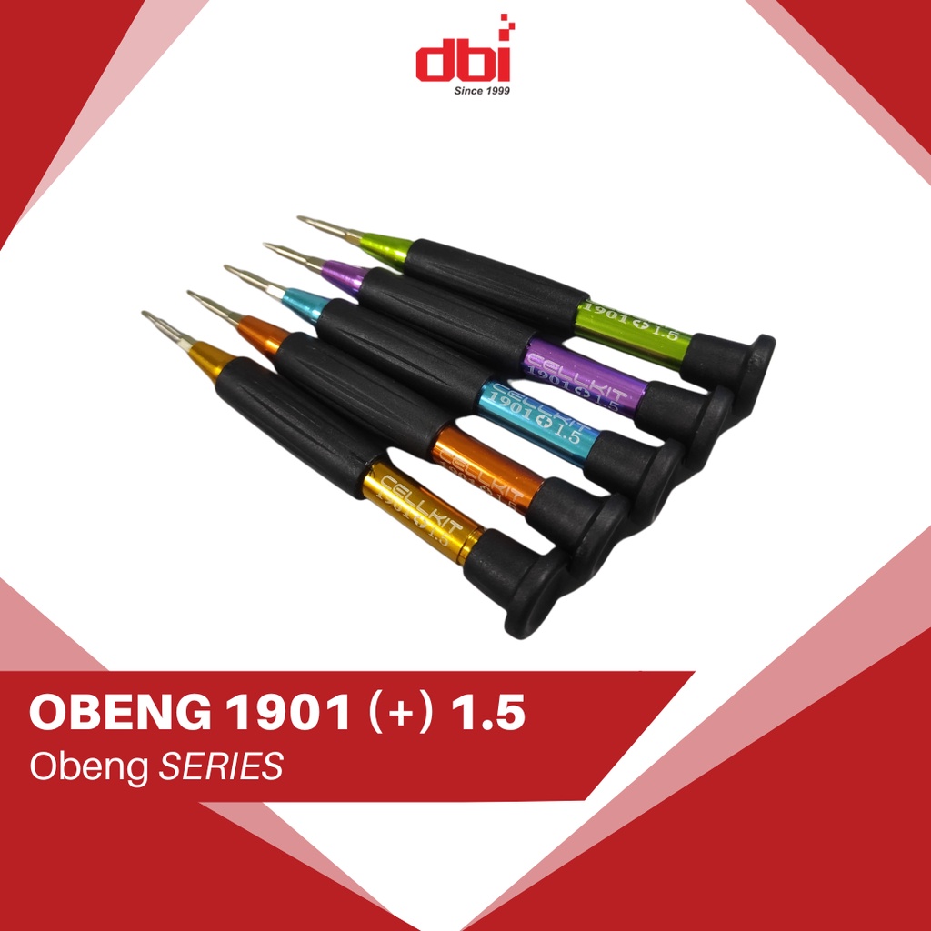 Jual Obeng Single Magnetik CELLKIT 1901 Plus 1,5mm, Pentalobe 0,8mm ...