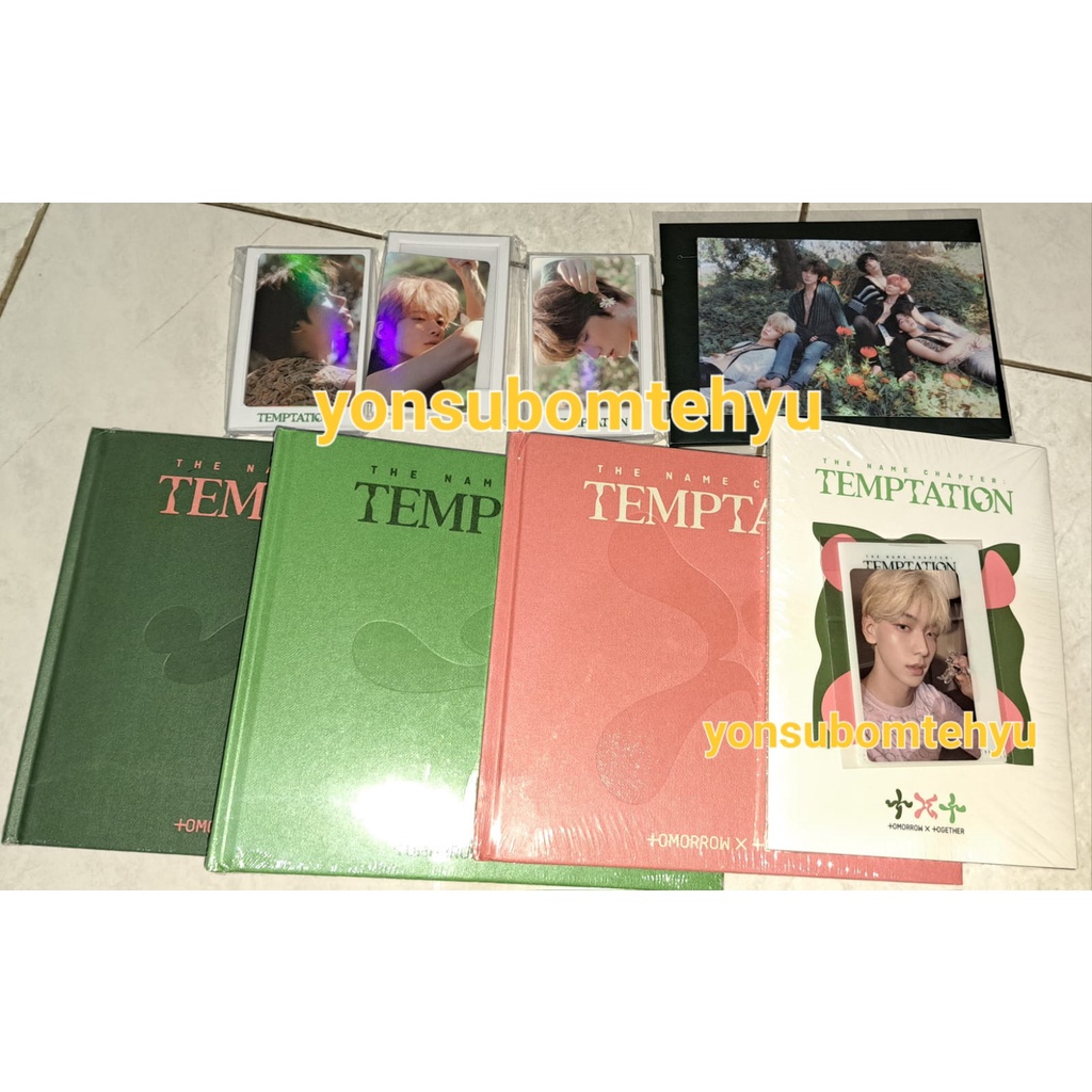 Jual ALBUM TXT THE NAME CHAPTER TEMPTATION DAN LULLABY VERSION + POB ...