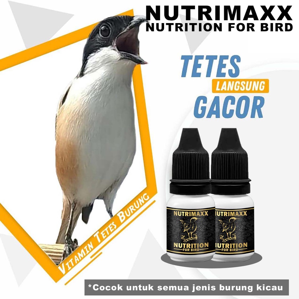 Jual NUTRIMAXX | Vitamin penggacor burung pentet cendet | Shopee Indonesia