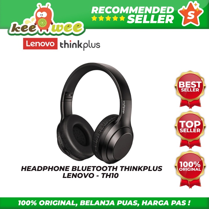 Jual HEADPHONE BLUETOOTH THINKPLUS LENOVO - TH10 WIRELESS | Shopee ...