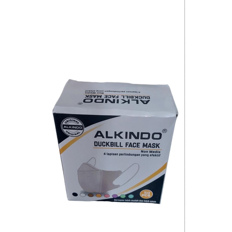 Jual Masker Alkindo Emboss _isi 50 pcs/bok | Shopee Indonesia