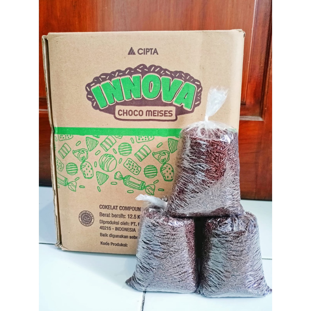 Jual Mesis Coklat Innova Hijau 250 gr Seres / Mesis / Choco Rice ...