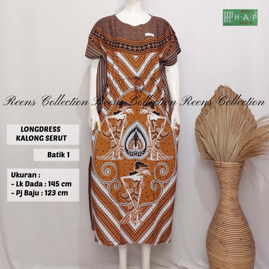 Jual Daster KALONG Serut Panjang Semata Kaki Merk HAP | Baju Santai ...