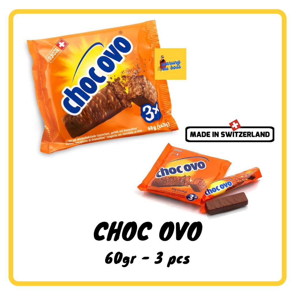 Jual Choc Ovo Choco Ovo Ovaltine Chocolate Swiss Wafer Ovo Choc ...