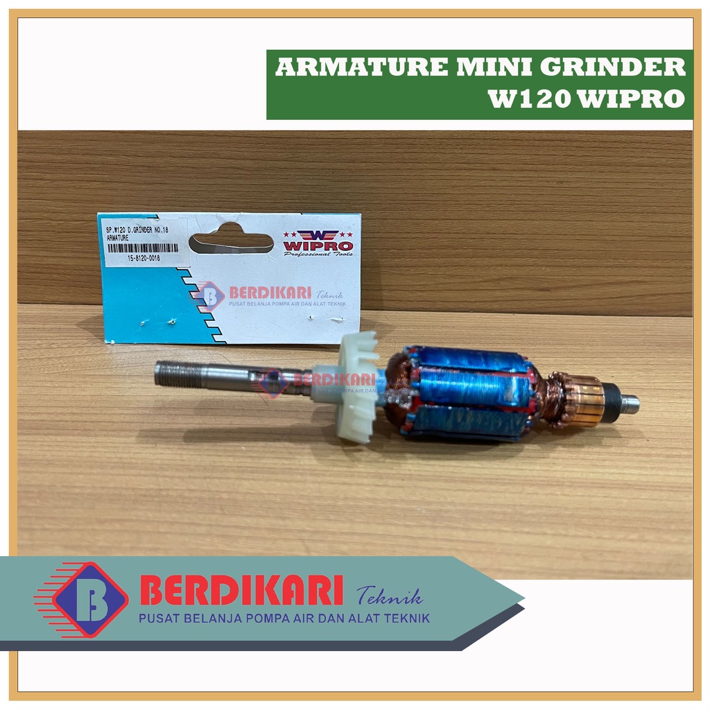 Jual Armature Angker Rotor grinda mini die grinder W120 W 120 WIPRO ...