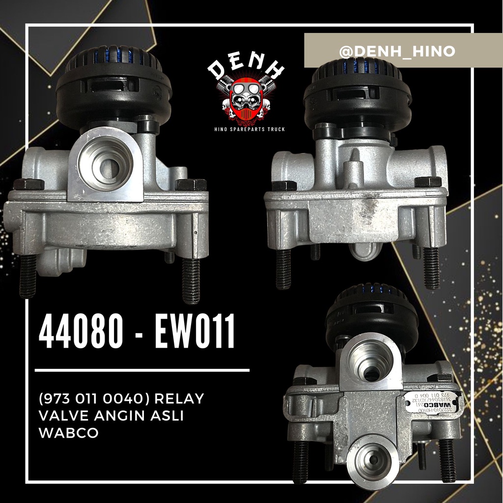 Jual 44080 - EW011 (973 011 0040) Relay Valve Angin Asli Wabco | Shopee ...
