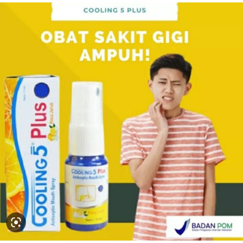Jual Cooling 5 Plus Mint Spray-Sariawan Radang Tenggorokan | Shopee ...